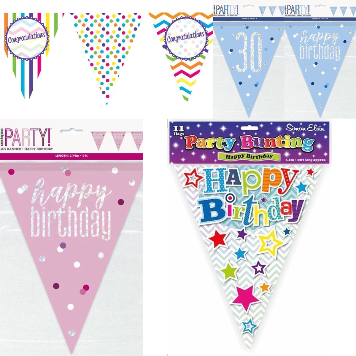 Party Bunting in Cheltenham & Gloucester | Ultimate Balloon & Party ...