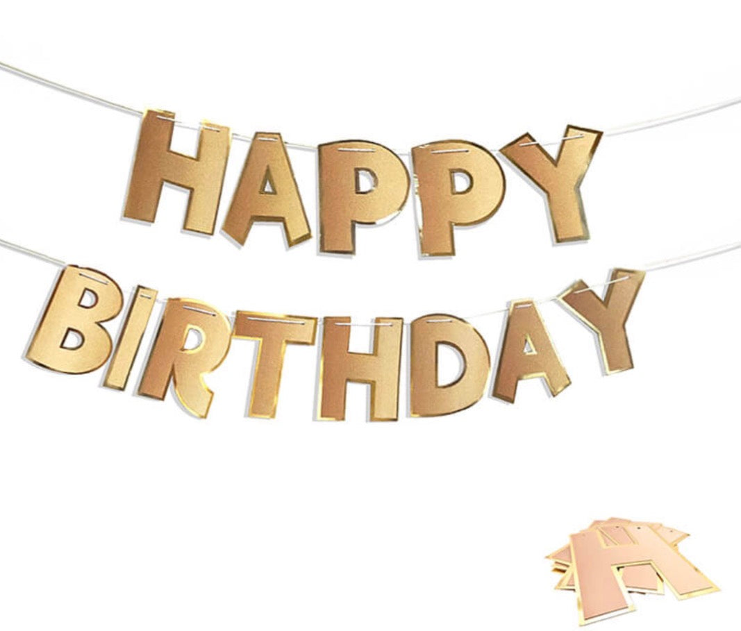 Happy Birthday Letter Banner - Bright | Cheltenham’s #1 Balloon, Fancy ...