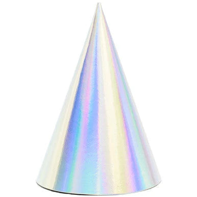 Metallic Cone Party Hats - Irridescent (6pk) | Cheltenham’s #1 — The ...
