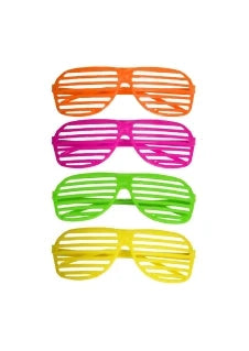 Neon Slat Glasses — The Ultimate Balloon And Party Shop