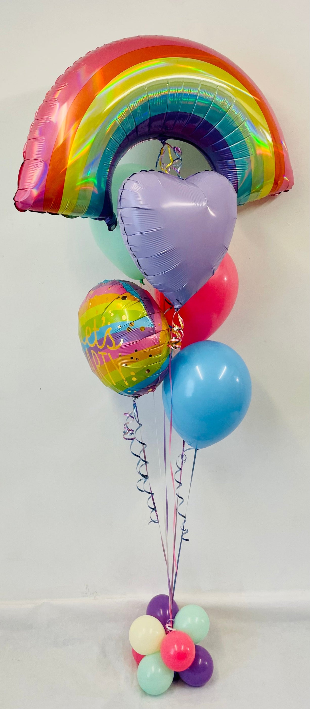 Deluxe Pastel Rainbiw Balloon Display — The Ultimate Balloon And Party Shop
