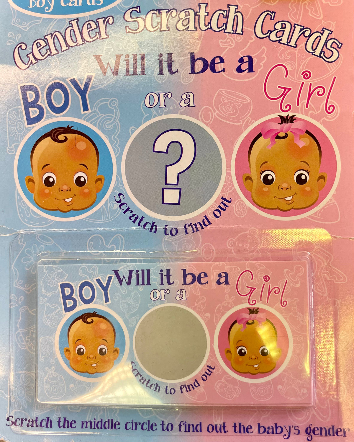 Gender Reveal Scratch Cards - Boy — The Ultimate Balloon And Party Shop