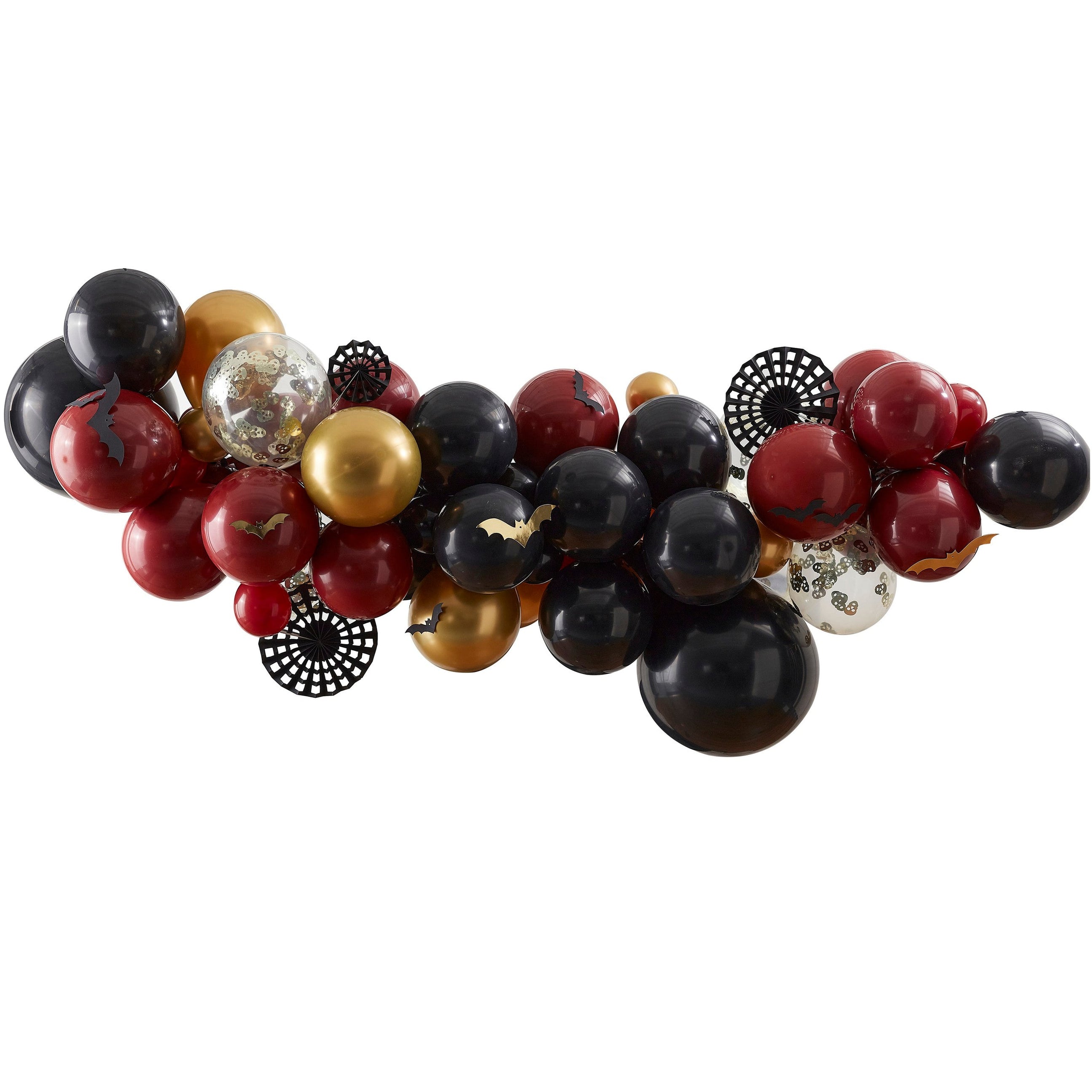Halloween Black & Ox Blood Balloon Garland Kit — The Ultimate Balloon ...